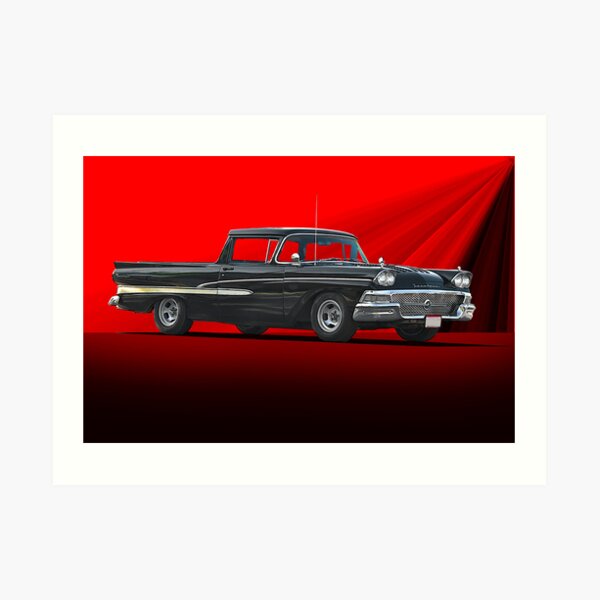 "1958 Ford Fairlane 'Ranchero'" Art Print by DaveKoontz | Redbubble