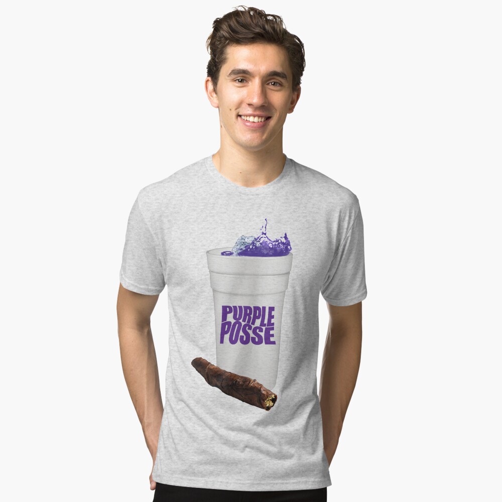 "PURPLE POSSE - DOUBLE CUP" Sticker by JuicySchinken | Redbubble