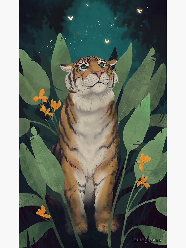 "Tiger Grove" Art Print for Sale by lauragraves | Redbubble