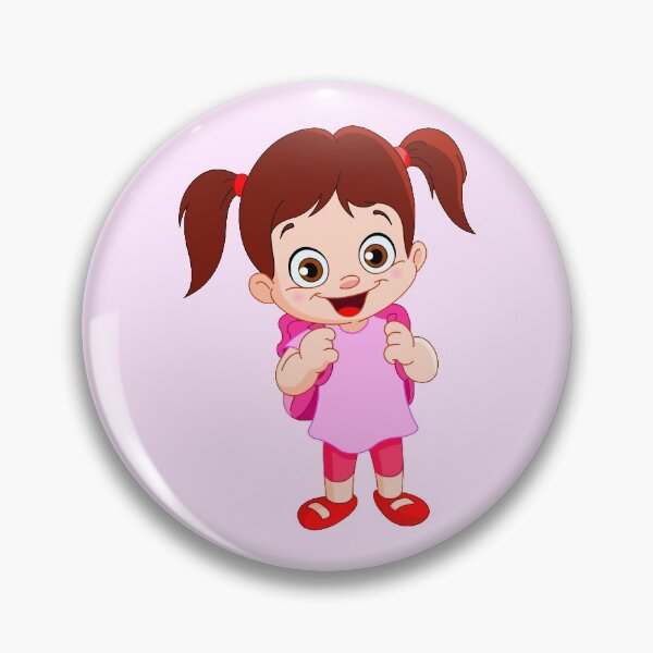 "Schoolgirl" Pin for Sale by Yael Weiss | Redbubble