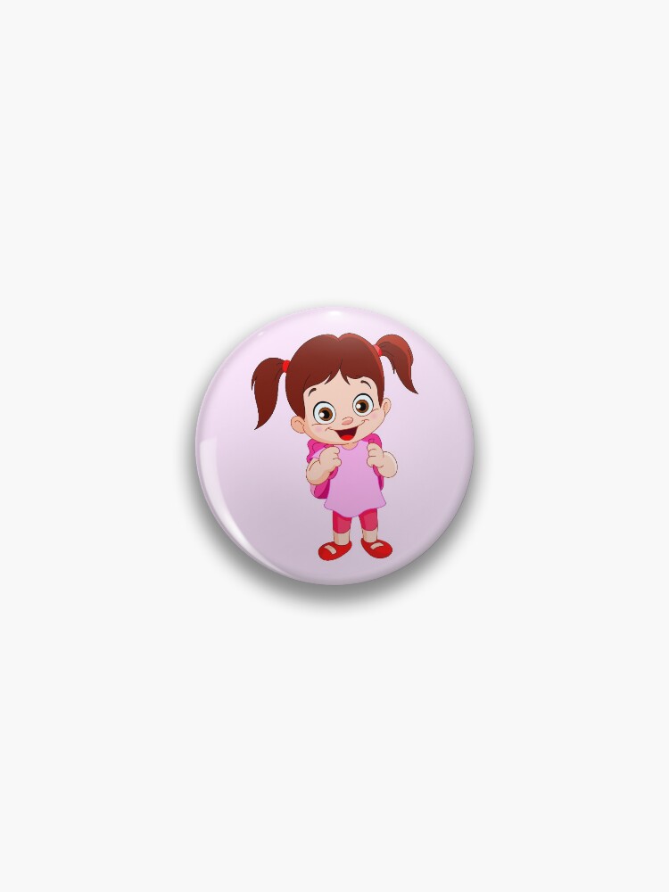 "Schoolgirl" Pin for Sale by Yael Weiss | Redbubble