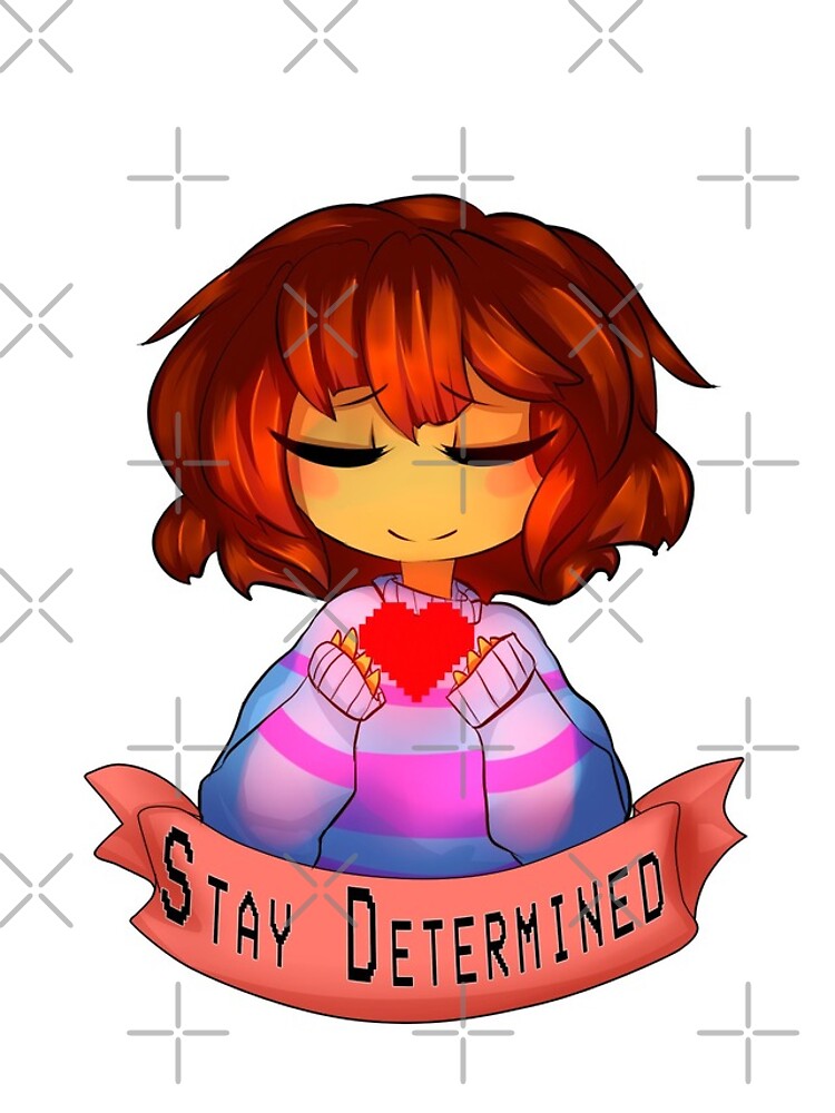 "Undertale - Stay Determined" iPhone Case for Sale by kieyRevange ...
