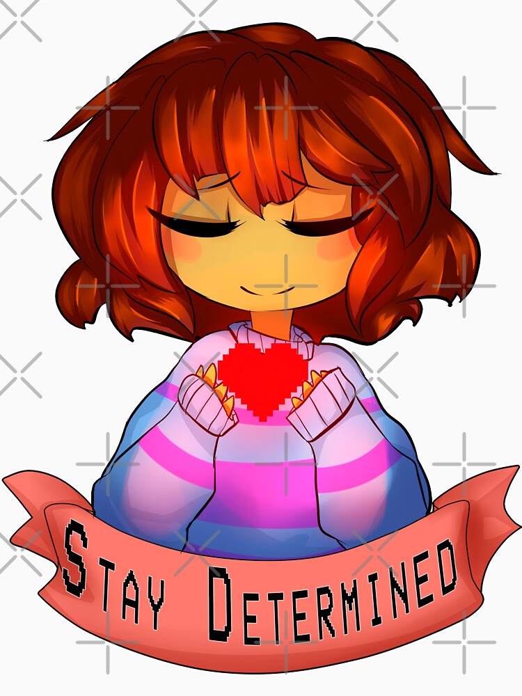 "Undertale - Stay Determined" T-shirt for Sale by kieyRevange ...