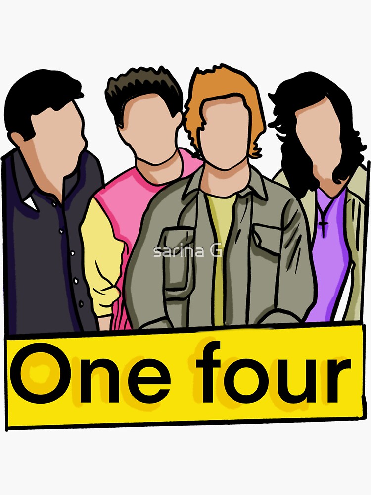 "one4" Sticker by SarinaGounden | Redbubble