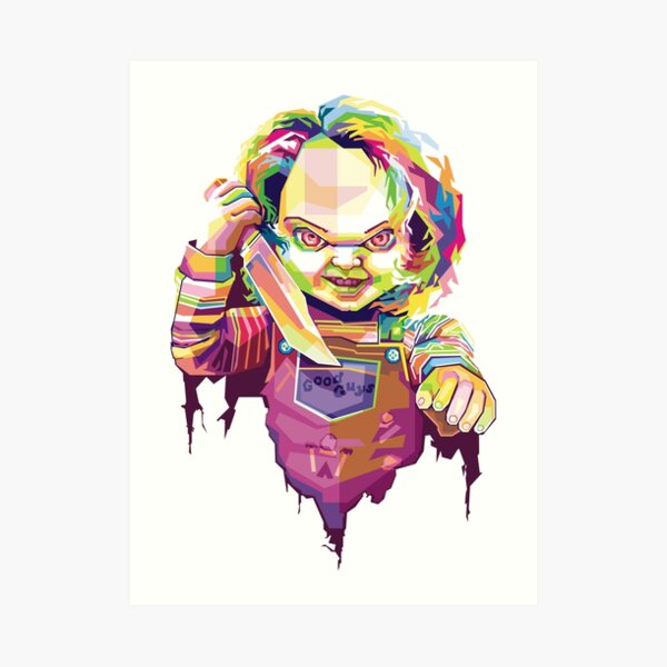 "Chucky in Vector Art Style" Art Print by limadaiqbal | Redbubble