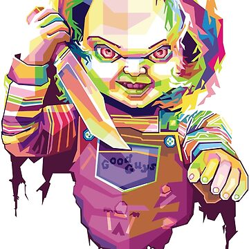 "Chucky in Vector Art Style" Sticker for Sale by limadaiqbal | Redbubble