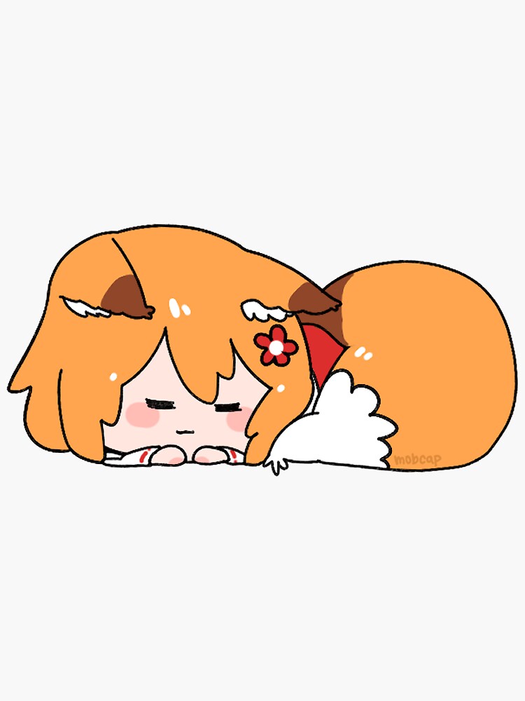 "Sleeping Senko" Sticker for Sale by mobcap | Redbubble