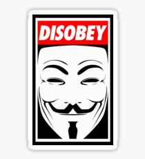 Disobey: Stickers | Redbubble