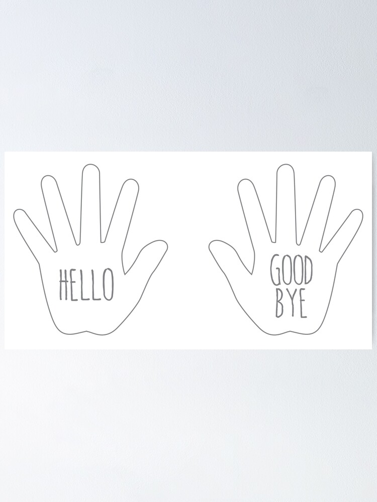 "Hello Goodbye Hands (The Umbrella Academy)" Poster for Sale by ...