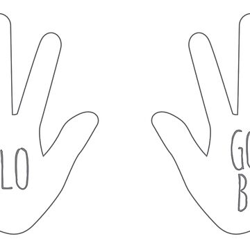 "Hello Goodbye Hands (The Umbrella Academy)" Poster for Sale by ...