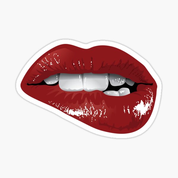 "Mouth" Sticker by abdelouadoudbar | Redbubble