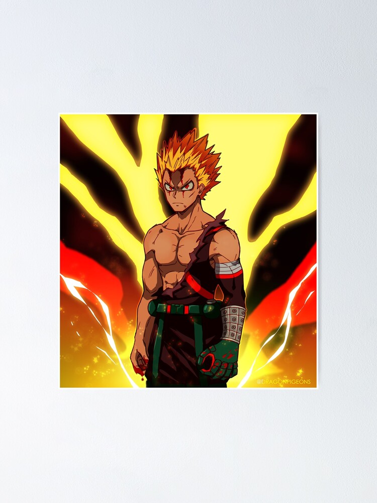 Poster « Bakugo Heroes Rising », par dragonpigeons | Redbubble