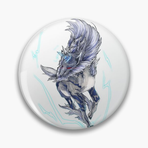 "Kirin MH Monster Hunter" Button von Hyrchurn | Redbubble
