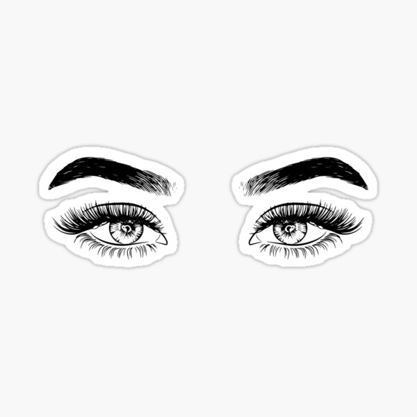 "Realistic Beautiful Eyes" Sticker by Oblivyum | Redbubble