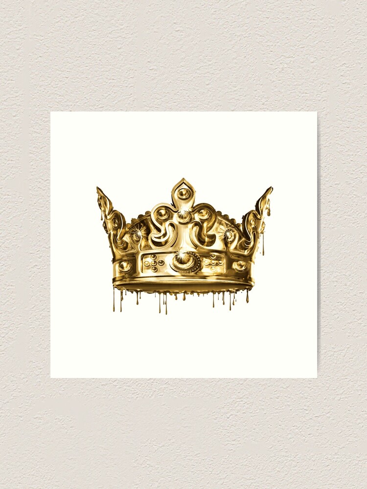 "Melting Crown" Art Print for Sale by PrafulBodkhe | Redbubble