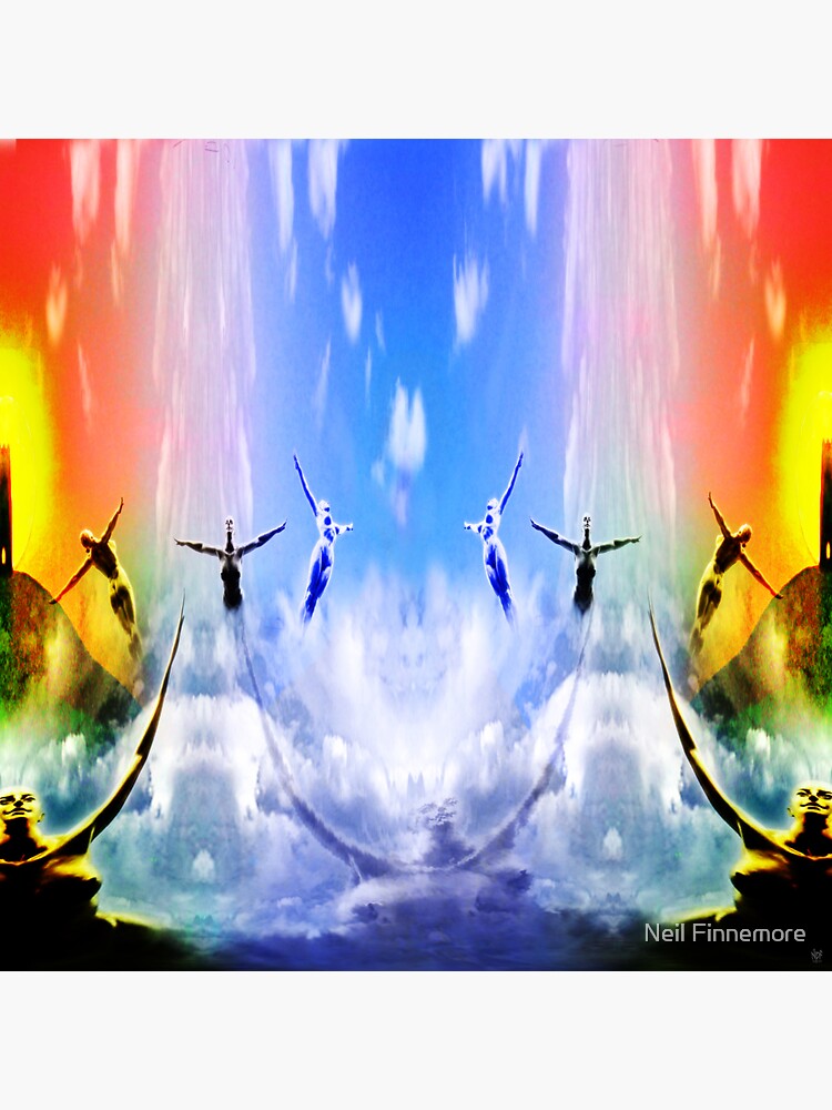 "RAINBOWING" Sticker for Sale by FieryFinn77 | Redbubble