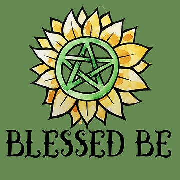 "Blessed Be" Sticker for Sale by BubbSnugg LC | Redbubble
