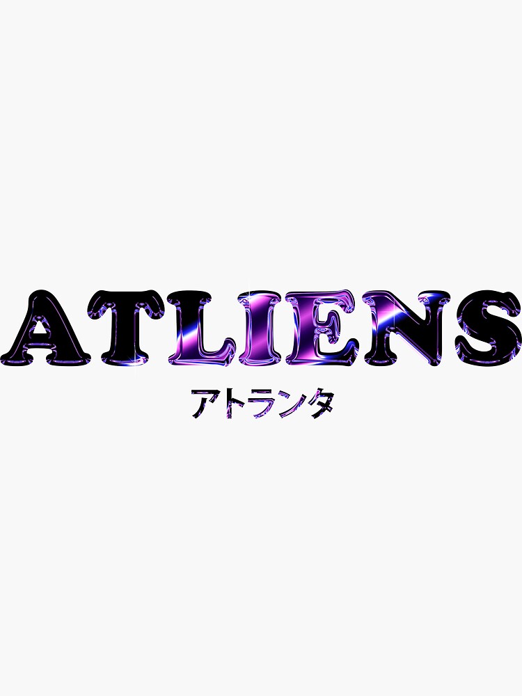 "ATLIENS" Sticker for Sale by blazikin | Redbubble