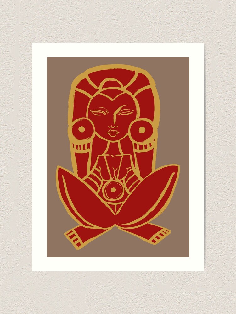 "Atabey- supreme goddess of the Taino People Boricua Pride" Art Print ...