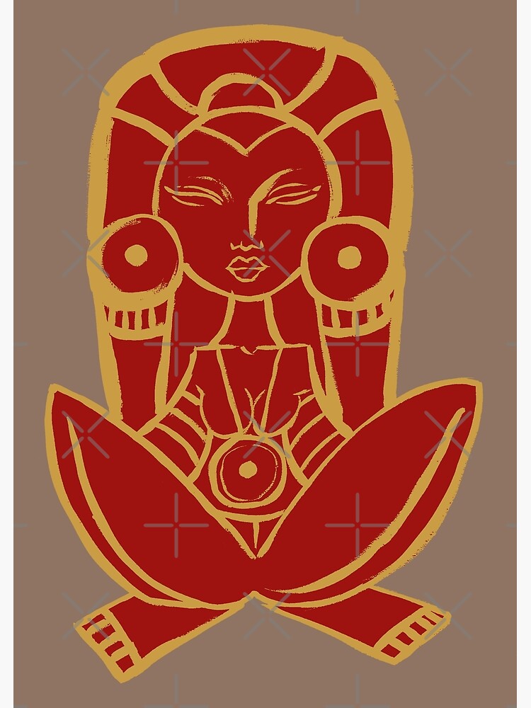 "Atabey- supreme goddess of the Taino People Boricua Pride" Canvas ...