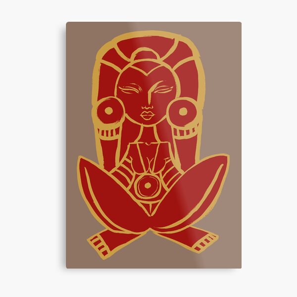 "Atabey- supreme goddess of the Taino People Boricua Pride" Metal Print ...