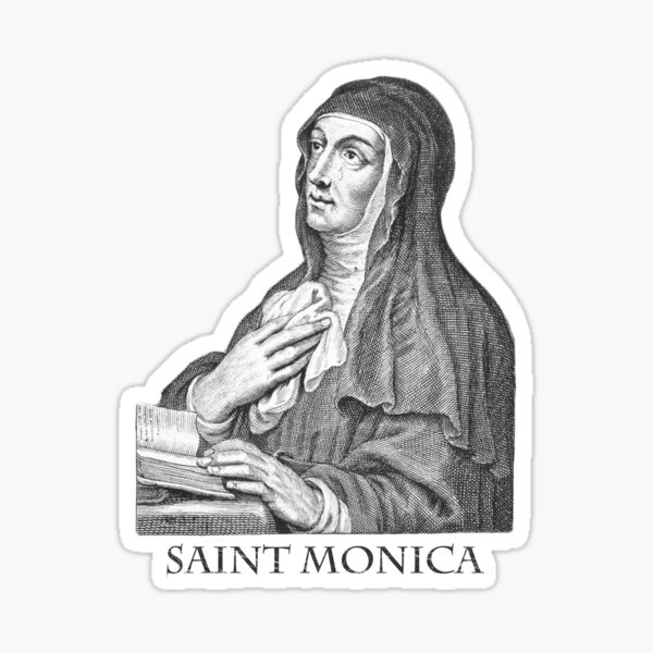 "Saint Monica" Sticker for Sale by neteor | Redbubble