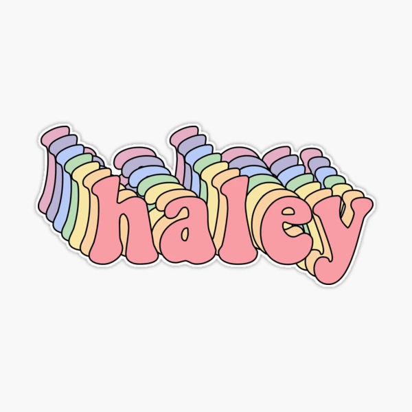 The Name Haley Wallpaper Hailey Name Posters For Sale | Redbubble