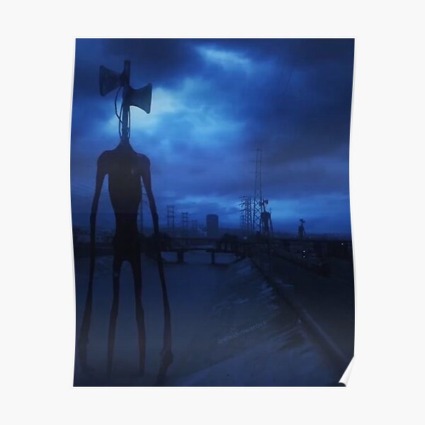 "siren head" Poster by selez | Redbubble