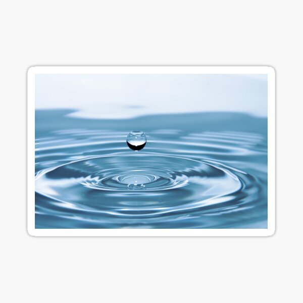 "Water Drop" Sticker for Sale by onestep4ward | Redbubble