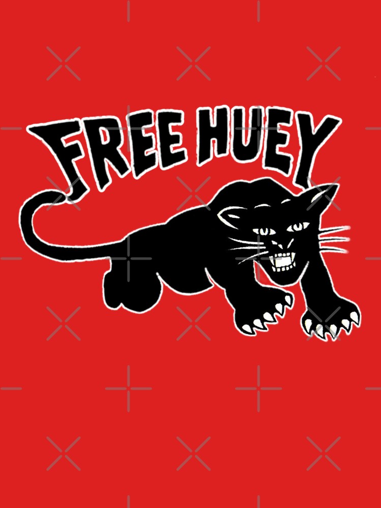 "Free Huey - Black Panther Party" T-shirt for Sale by auscp | Redbubble ...