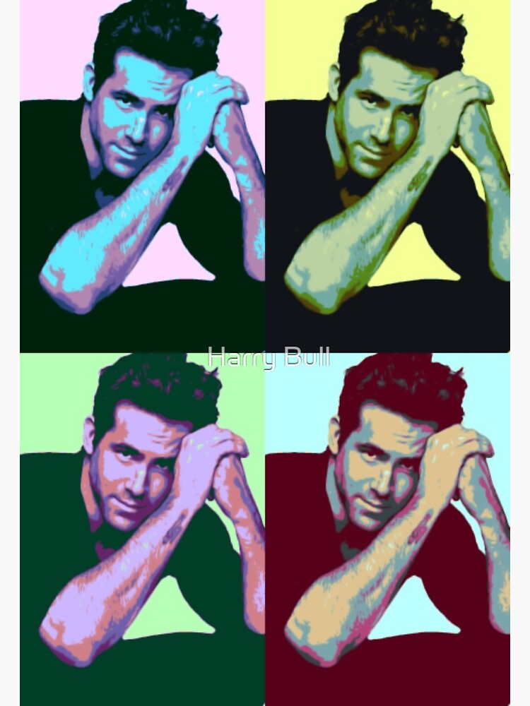 "Ryan Reynolds Pop Art" Poster by HarryBull | Redbubble