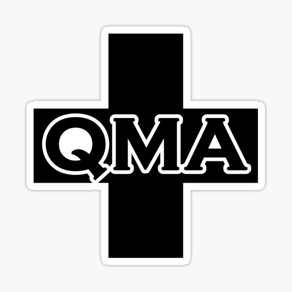 "QMA Cross" Sticker for Sale by Christopher Myers | Redbubble