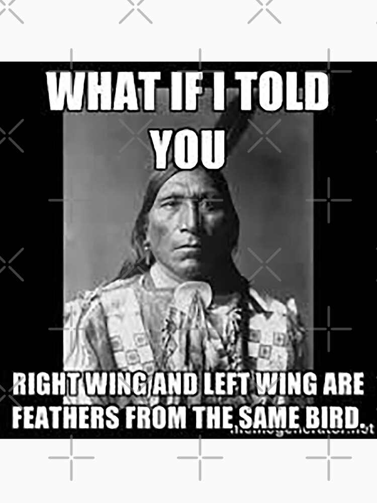 "Left Wing Right Wing, same Bird" T-shirt for Sale by Midwestrain ...