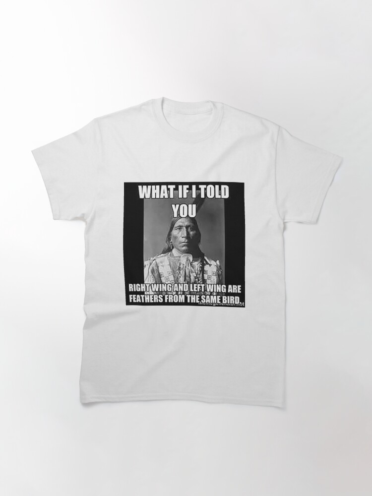 "Left Wing Right Wing, same Bird" T-shirt by Midwestrain | Redbubble