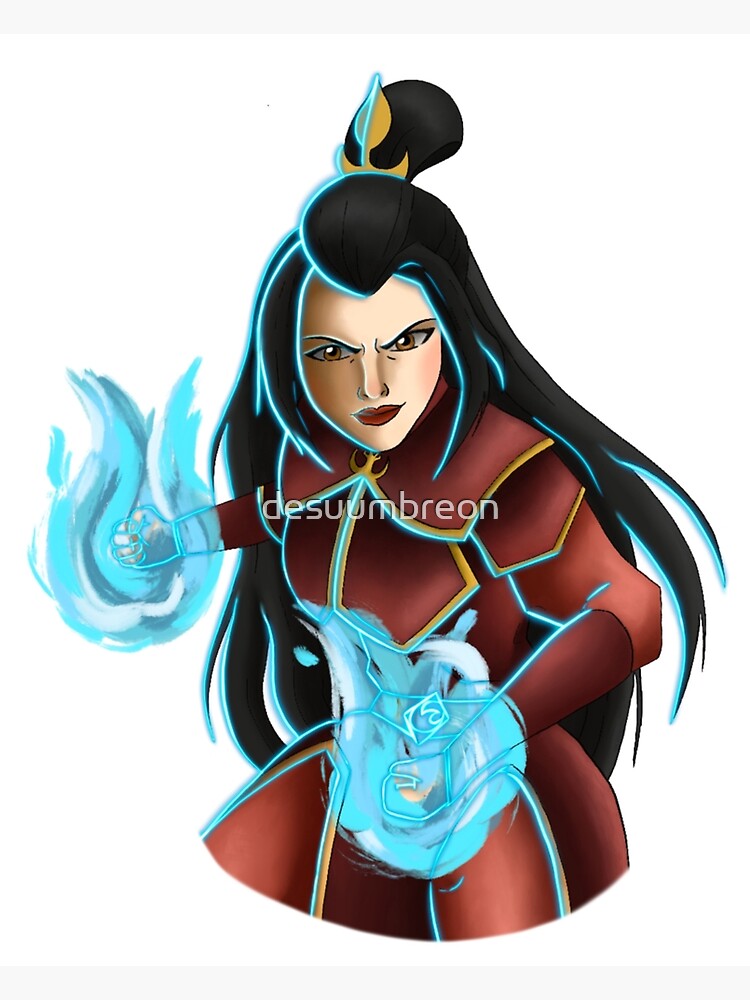 "Fire lord Azula" Poster by desuumbreon | Redbubble