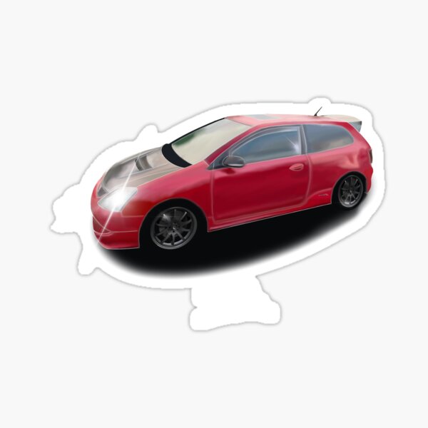 "EP3 Honda civic Type R" Sticker for Sale by jxrdy-p | Redbubble