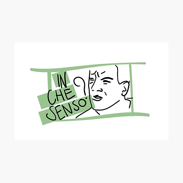 "In che senso? | Carlo Verdone" Photographic Print by ChiaraKali ...