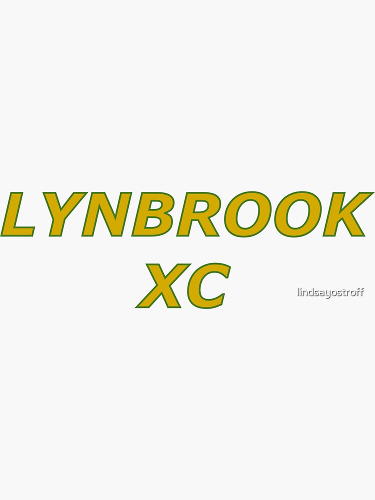 "Lynbrook XC" Sticker for Sale by lindsayostroff | Redbubble