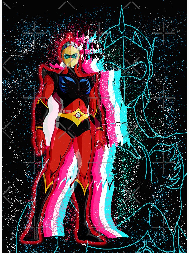 "Actarus transformation" Sticker for Sale by CGDESIGN8 | Redbubble