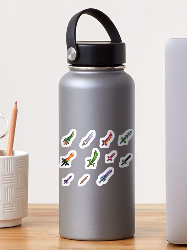 "Terraria Sword Sprite Pack" Sticker for Sale by dwebble | Redbubble