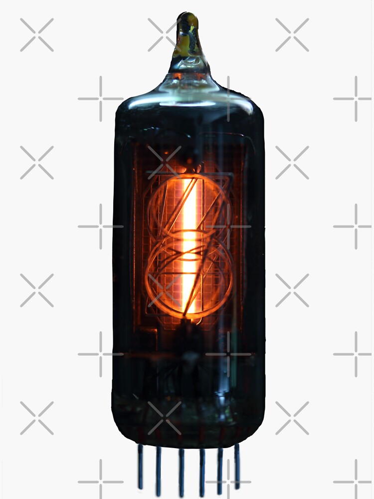 "Vacuum Tube Analog Amp - T-Shirt" Sticker by Gerdek | Redbubble