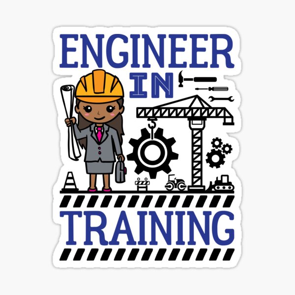 "Engineer in Training African American Women Girls" Sticker for Sale by ...