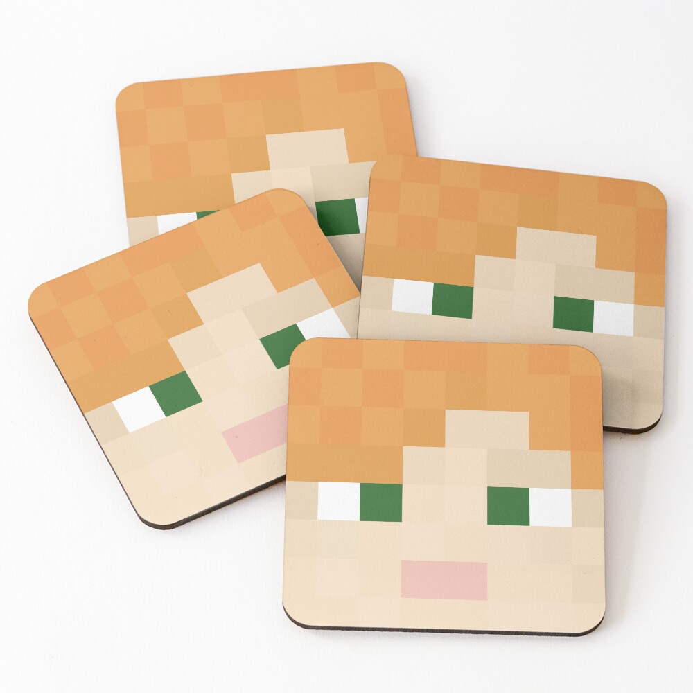 "Minecraft Alex Face" Sticker for Sale by dwebble | Redbubble