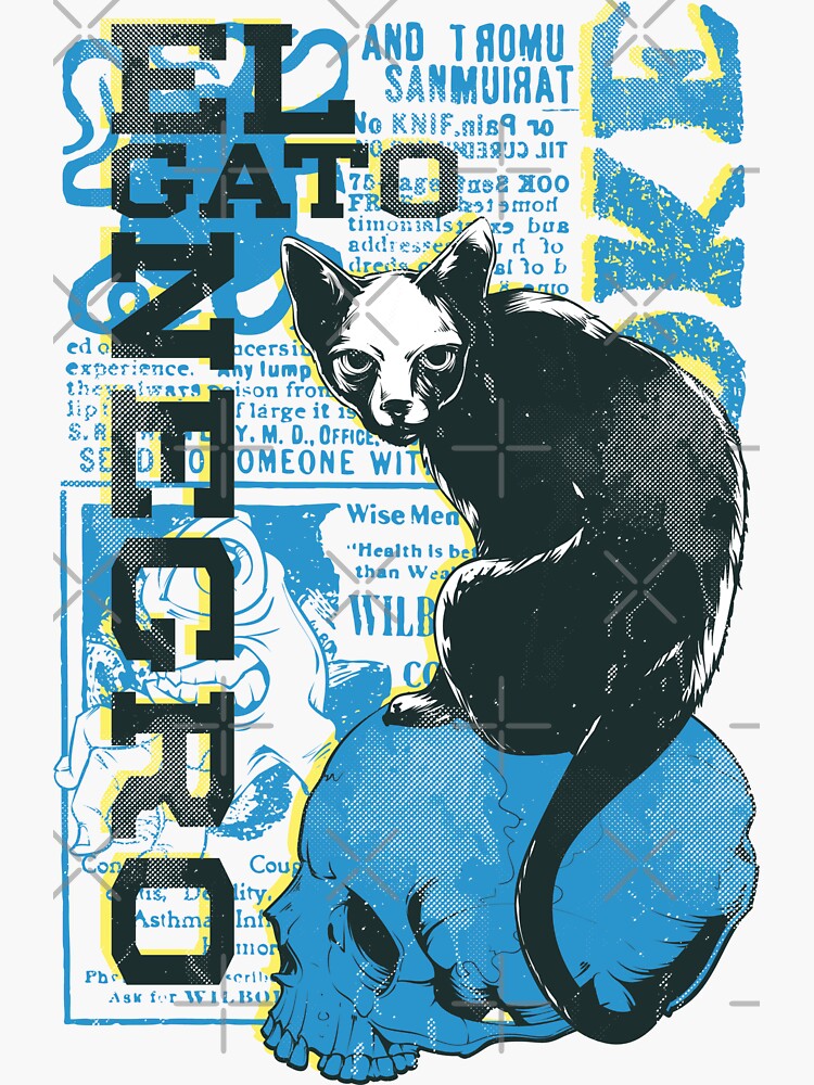 "EL CATO" Sticker by Kabella- | Redbubble