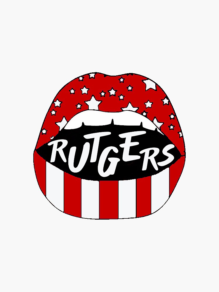 "RU Mouth " Sticker by gabby219 | Redbubble