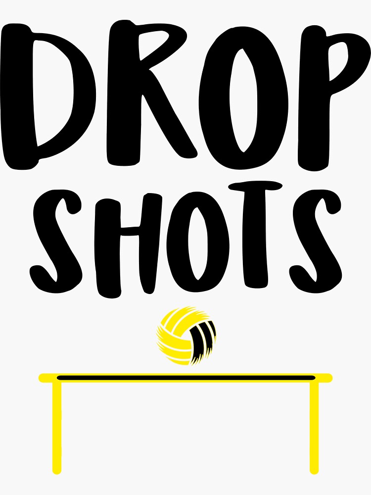 "Drop Shots" Sticker by cmy151 | Redbubble