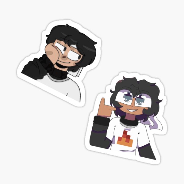 "Sapnap come on gang pin" Sticker for Sale by hassaneRoben | Redbubble