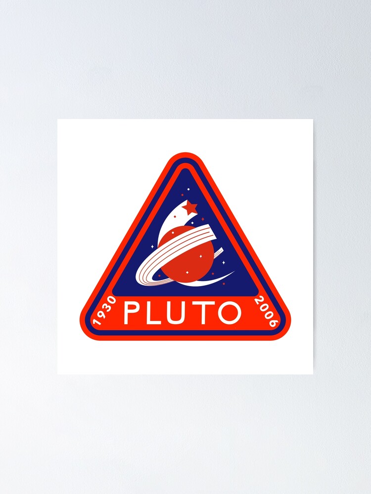 Póster «Planet Plutón Never Forget 1930 a 2006 3D Design Sticker Meme ...