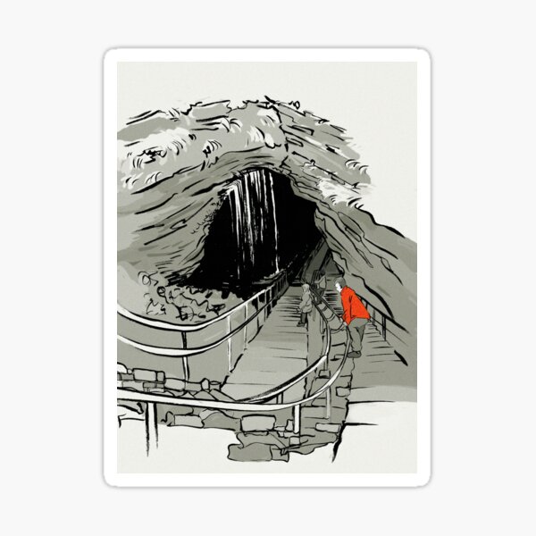 "Cave" Sticker by kathjdj | Redbubble