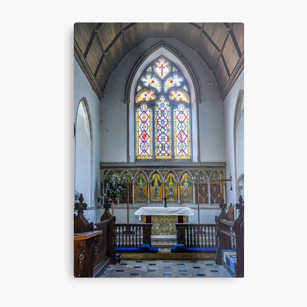 "St. Mary's Church, Stowting, Kent, England" Metallbild von artform ...